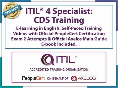 ITIL®4 Specialist: Create Deliver and Support (CDS) - eLearning and PeopleCert Exam Bundled ...
