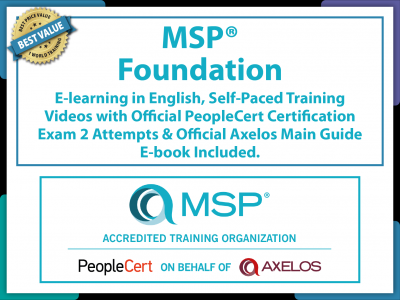 MSP® Foundation - eLearning and PeopleCert Exam Bundled Offer ...