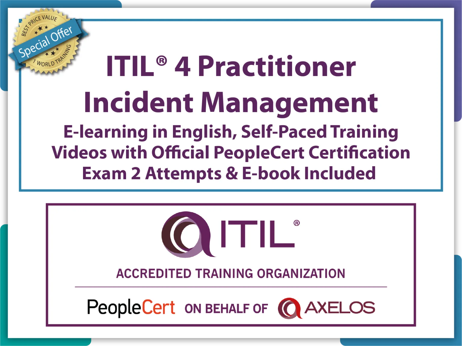 ITIL® 4 Practitioner: Incident Management E-Learning by PeopleCert in ...