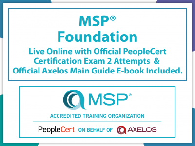 MSP Foundation, 5th Edition Live Online in English with Official ...