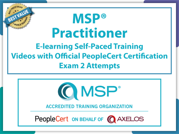 MSP Practitioner, 5th Edition E-Learning and Official PeopleCert Certification Exam with 2 ...